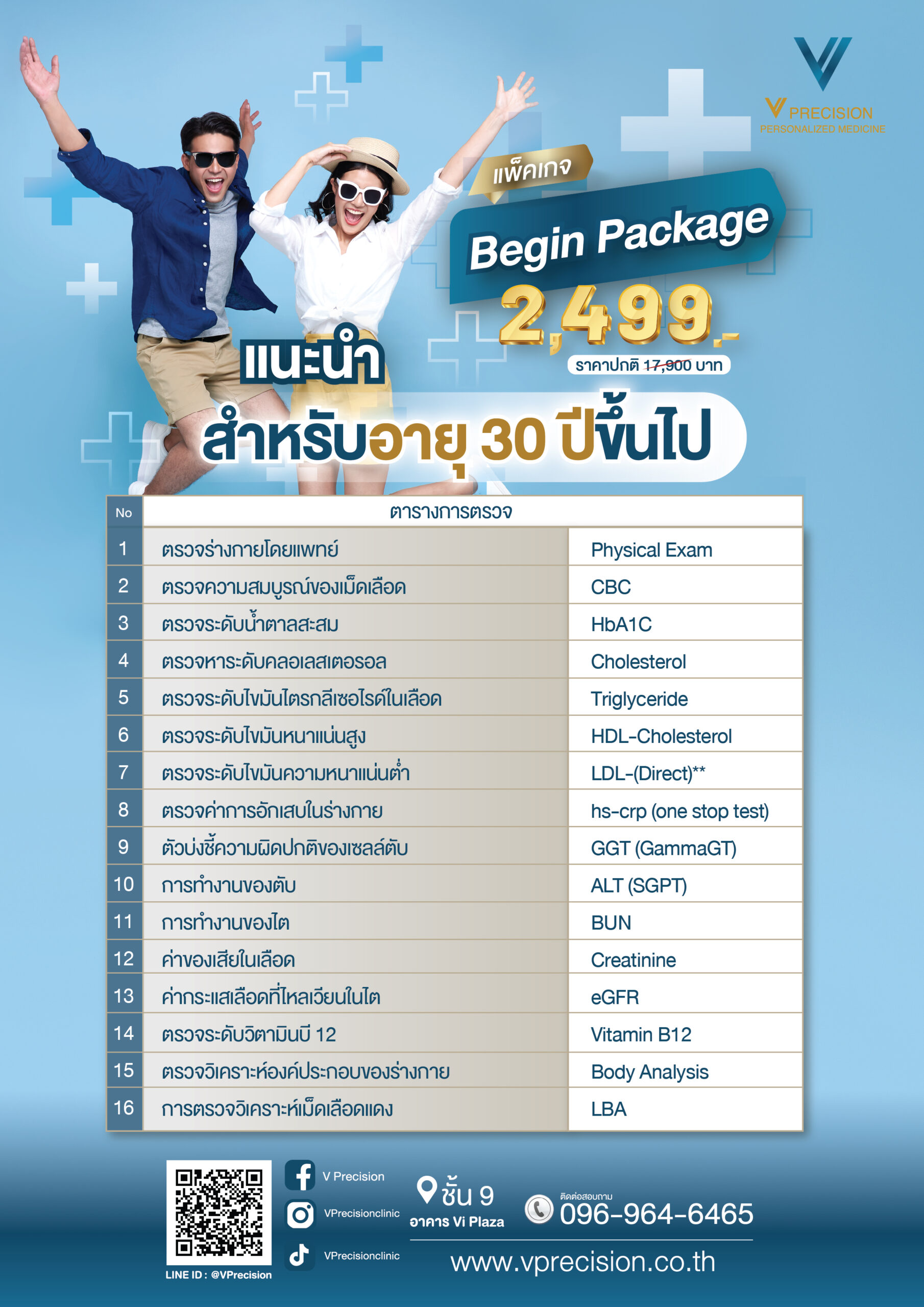 โปรแกรมตรวจสุขภาพ V Precision - V Precision