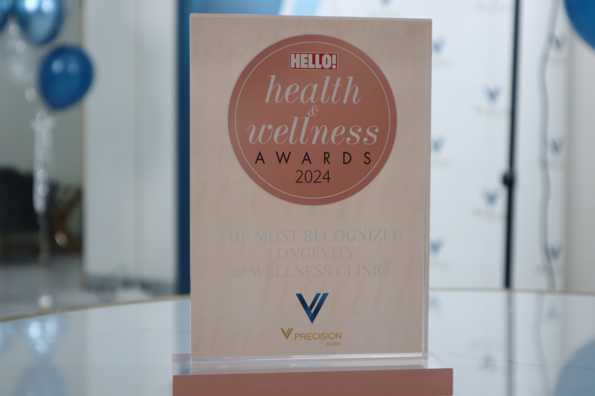 V Precision รับรางวัล “The Most Recognized Longevity & Wellness Clinic” - V Precision